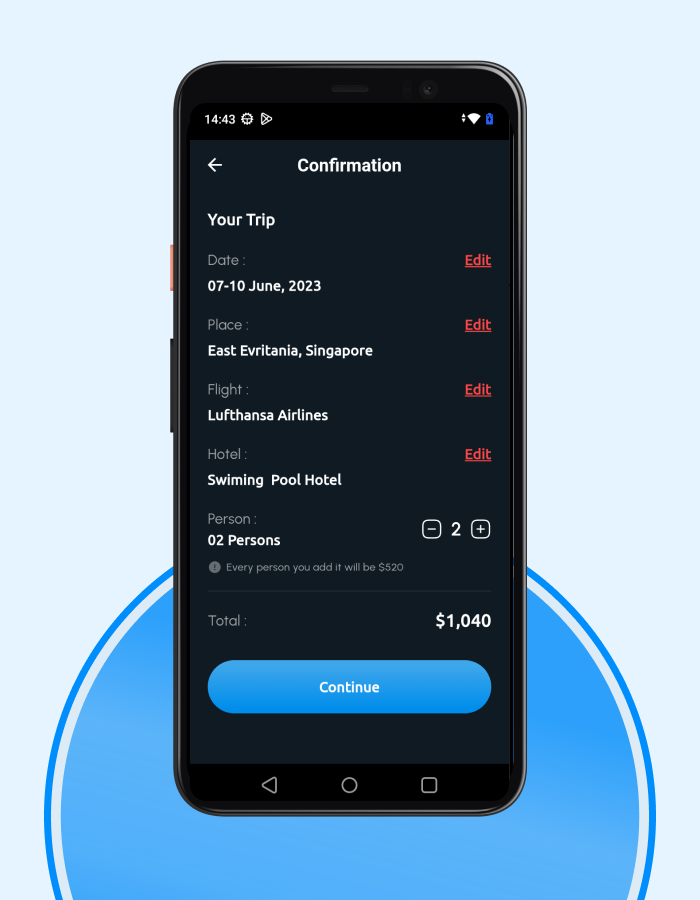 Explore Ease – Flutter Travel App Template | UI Kit | Figma FREE by ImperiaThemes